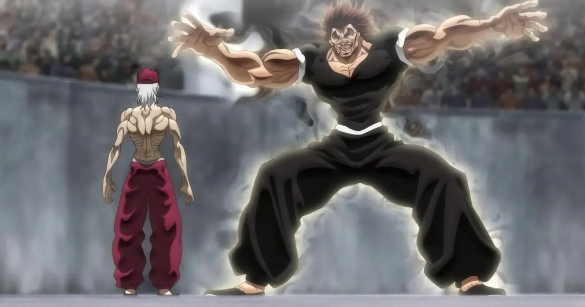Yujiro vs Kaioh Kaku, Baki is shocked to see Kaiou Kaku's strength - Bilibili