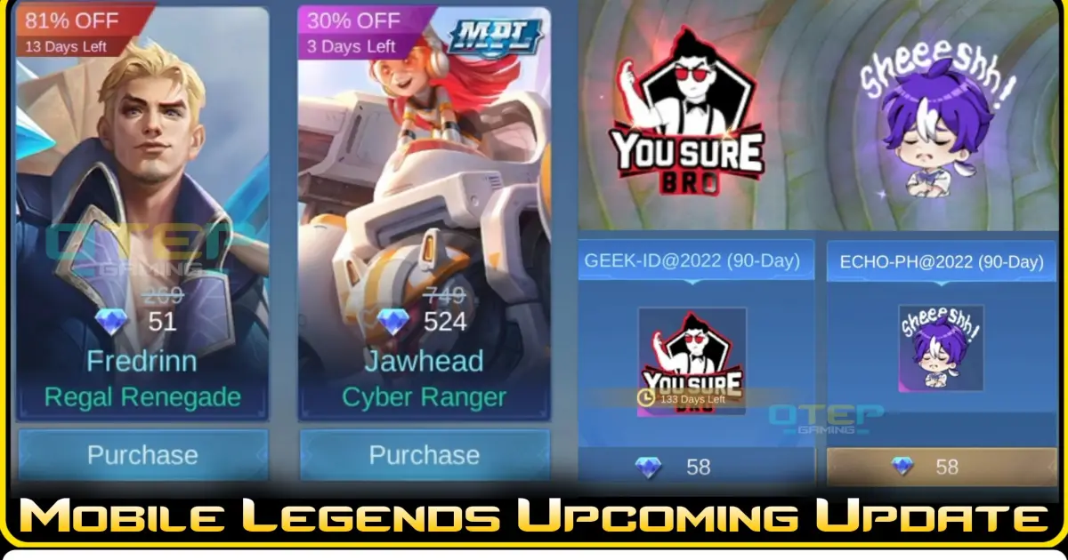 Mobile Legends Upcoming Update! - Bilibili