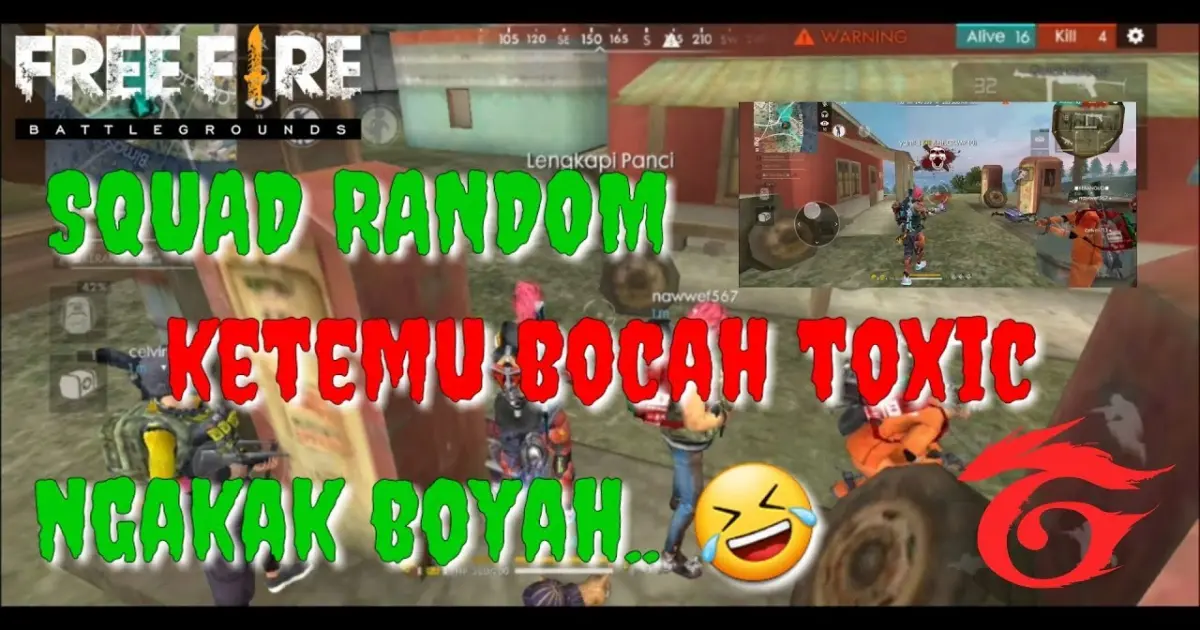 BOYAH, RANDOM SQUAD ketemu bocah toxic!! Ngakak! - Bilibili