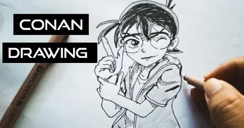 How DRAWING DETECTIVE CONAN - ANIME - Bilibili
