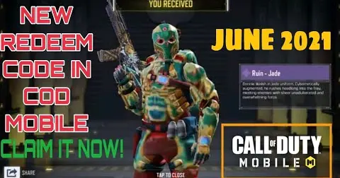*June 2021* Call Of Duty Mobile New Redeem Code | Cod Mobile Redeem ...