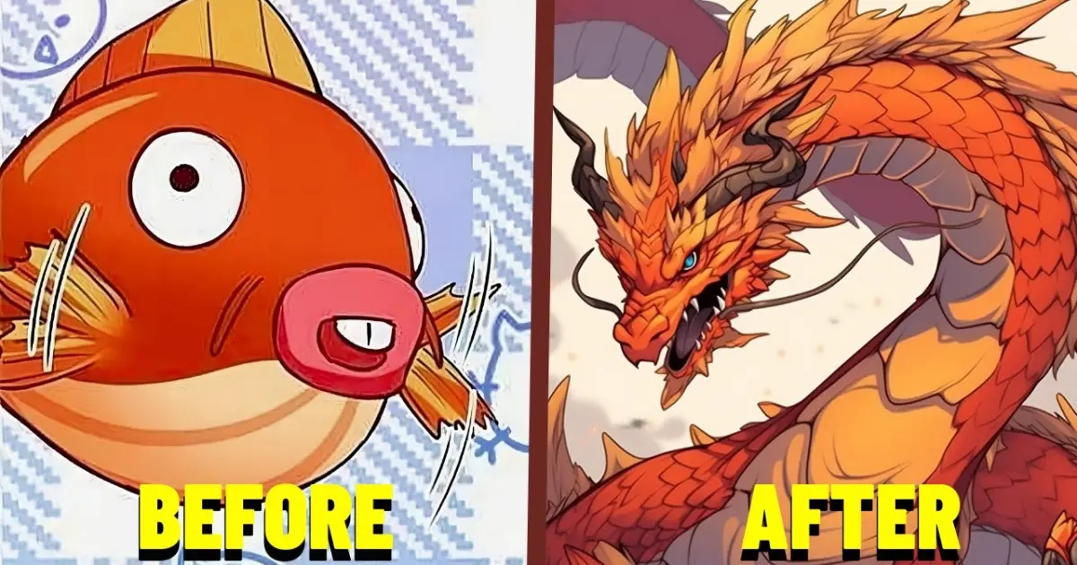 He Got A Toothed Magikarp That Evolves Every Time It Eats | Manhwa ...