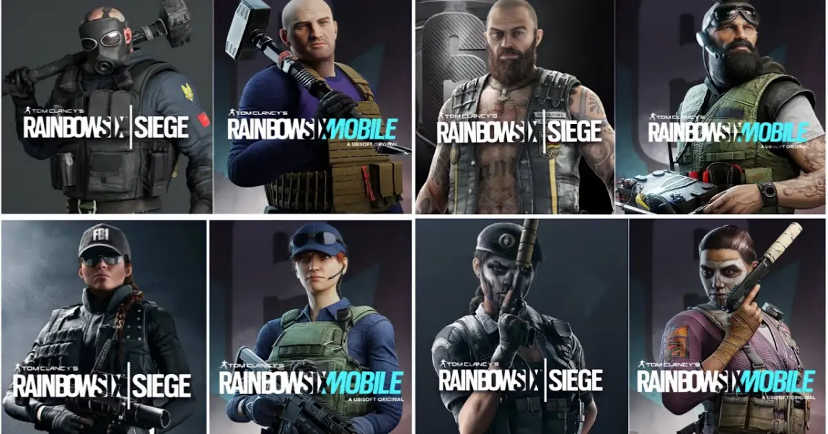 ALL OPERATORS INTROS IN RAINBOW SIX MOBILE FROM RAINBOW SIX SIEGE ...