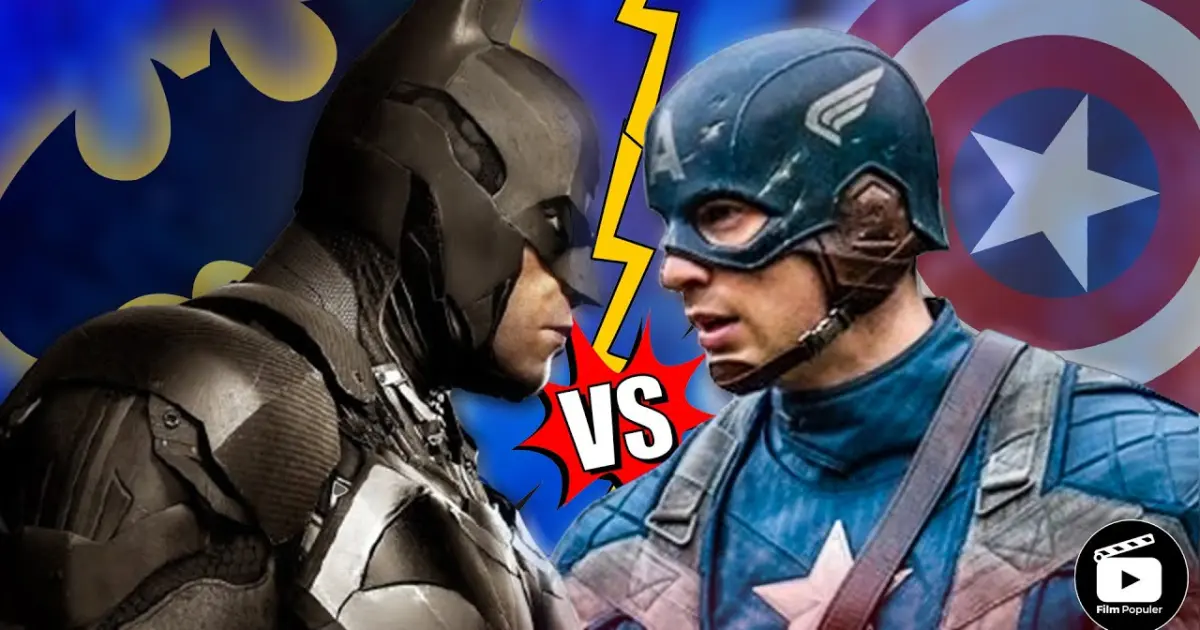 Pertarungan Sengit Antar Superhero Universe Batman vs Captain America ...