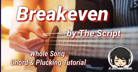 Breakeven - The Script Guitar Chords (Whole Song Tutorial) - Bilibili
