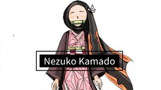 Nezuko Demon Slayer (Hijab Style) ~ Faceless art - BiliBili