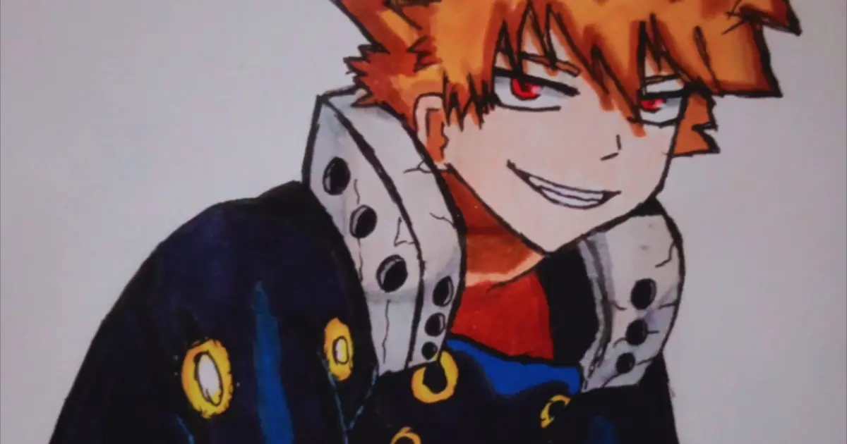 How to draw cute Bakugou - Bilibili