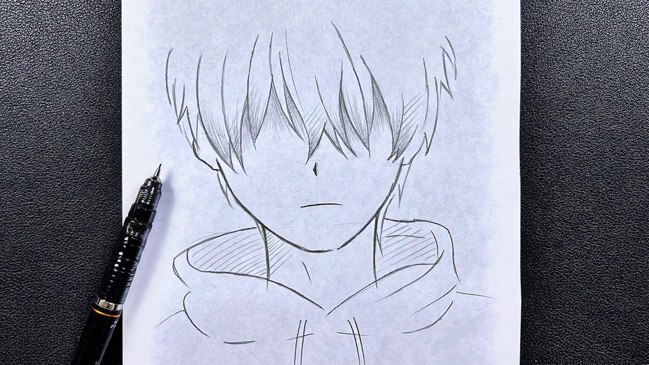 Anime Ninja Boy Drawing