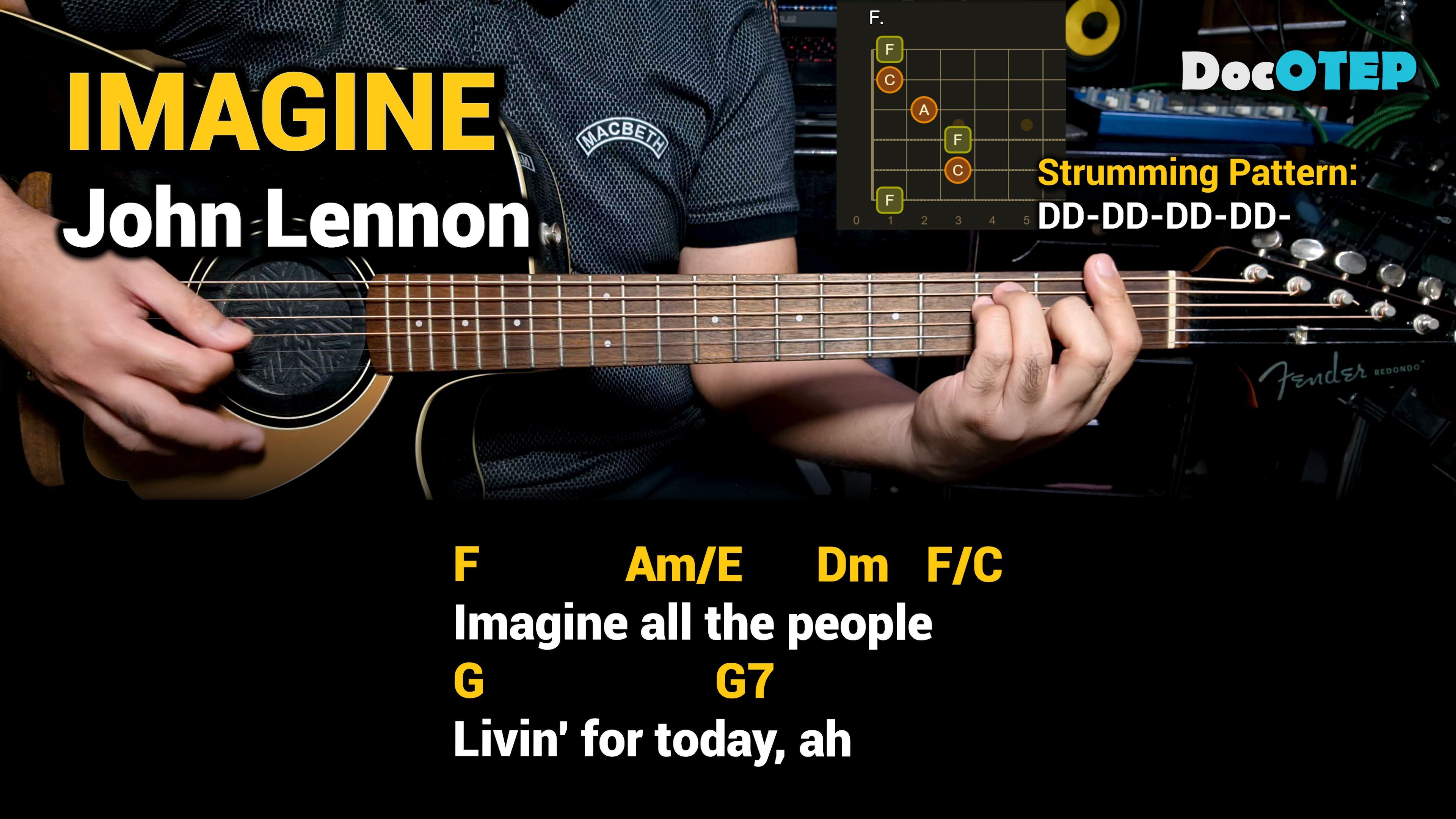 Imagine John Lennon Guitar Chords