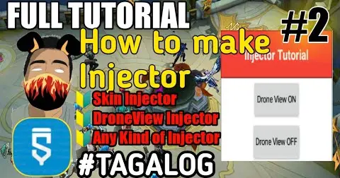 #2 How to Make Injector Skin, Drone View & etc., FULL TUTORIAL Sketchware | mobile Legends:Bang ...