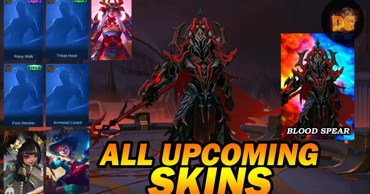 ALL 51 UPCOMING NEW SKINS in Mobile Legends - Bilibili