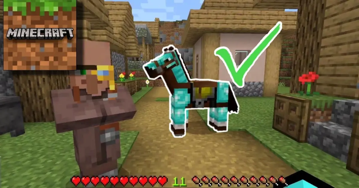 Minecraft PE 1.19 Survival Gameplay Part 2 - Diamond Horse - Bilibili
