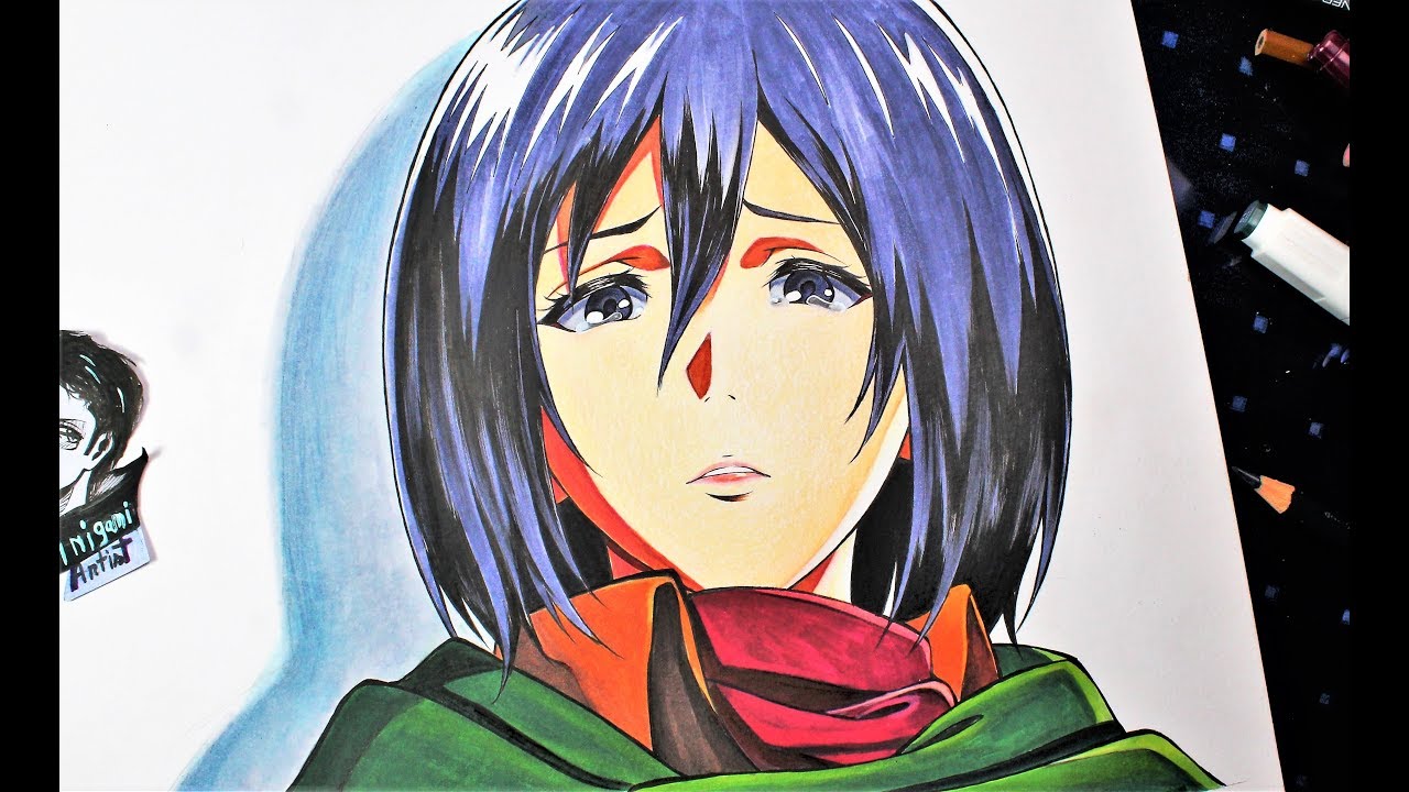 Mikasa Ackerman Manga Color