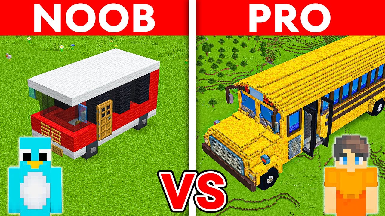 How to make a school bus in MINECRAFT
