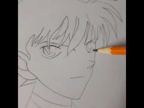 Detective Conan Shinichi Kudo Drawing