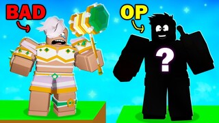 I became the TANQR KIT in Roblox Bedwars - BiliBili