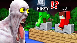 MAIZEN in a HAUNTED HOUSE on HALLOWEEN - Scary Story in Minecraft (JJ and Mikey) - BiliBili